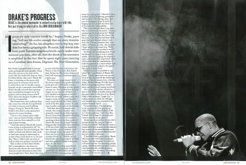 Drake Covers Men's Fashion Magazine | HipHop-N-More