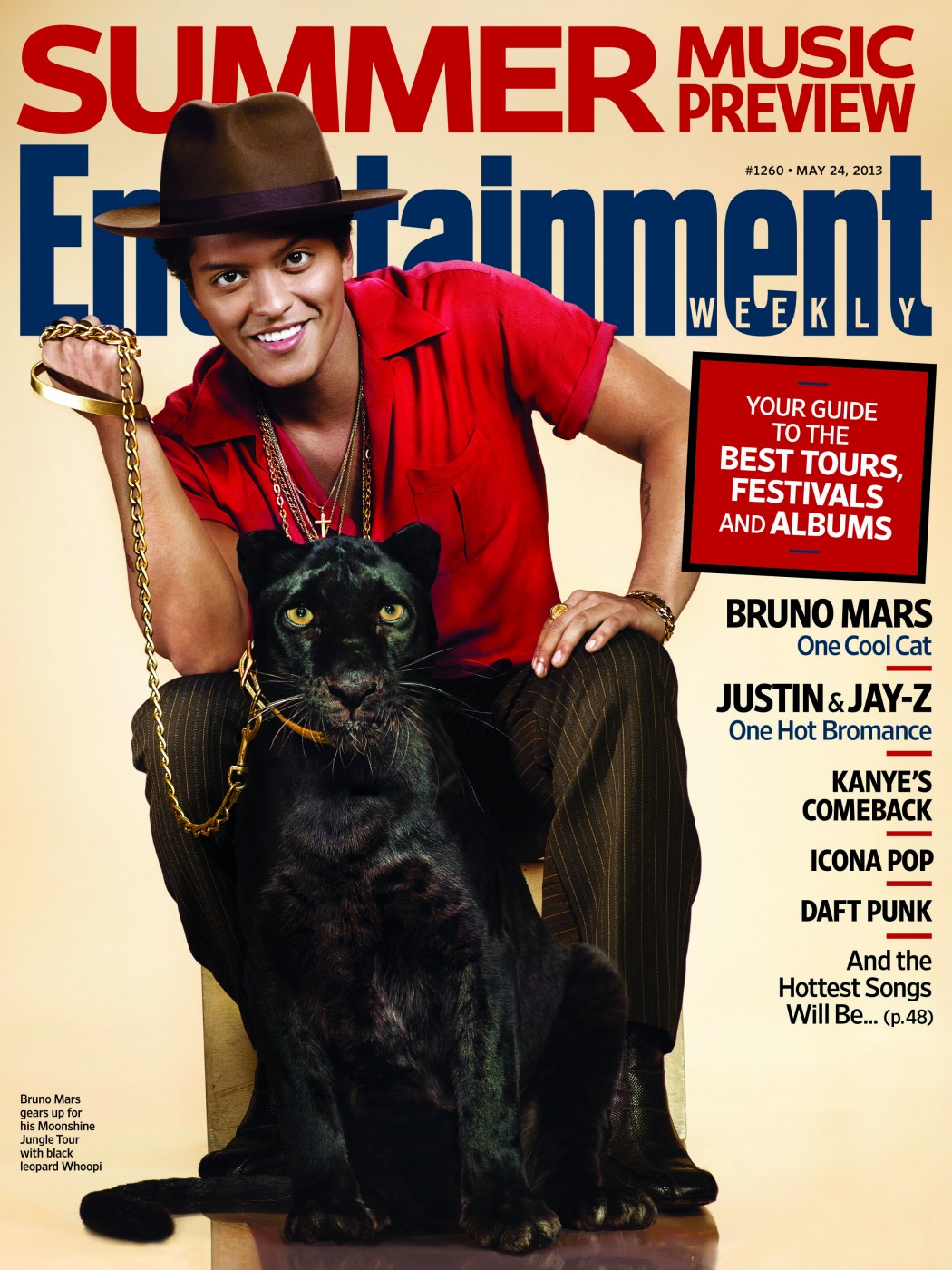 Bruno Mars Covers Entertainment Weekly | HipHop-N-More