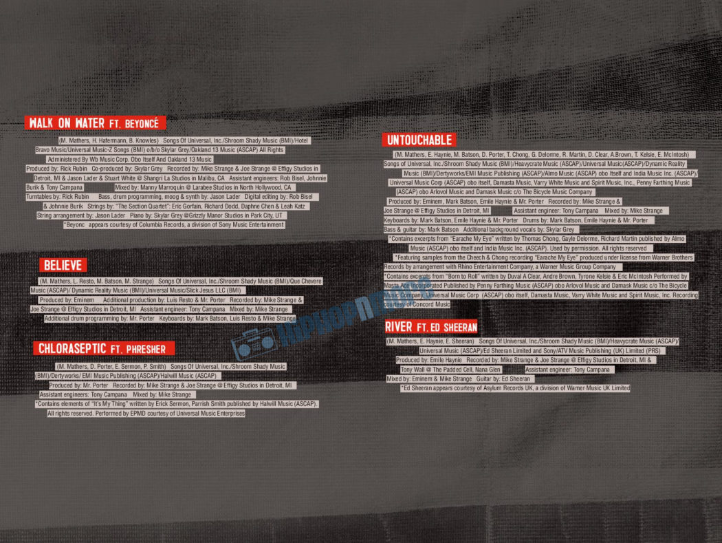 Eminem – 'Revival' (Full Booklet & Production Credits) | HipHop-N-More