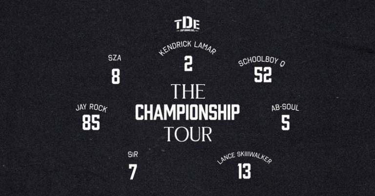 TDE Announces First Ever Full Label 'The Championship' Tour | HipHop-N-More