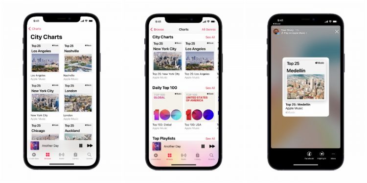 Apple Music Launches City-Wise Charts for 100 Cities Around the World ...