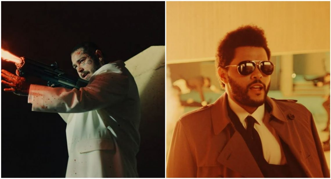 Post Malone & The Weeknd Share a Bloody Video for 'One Right Now ...