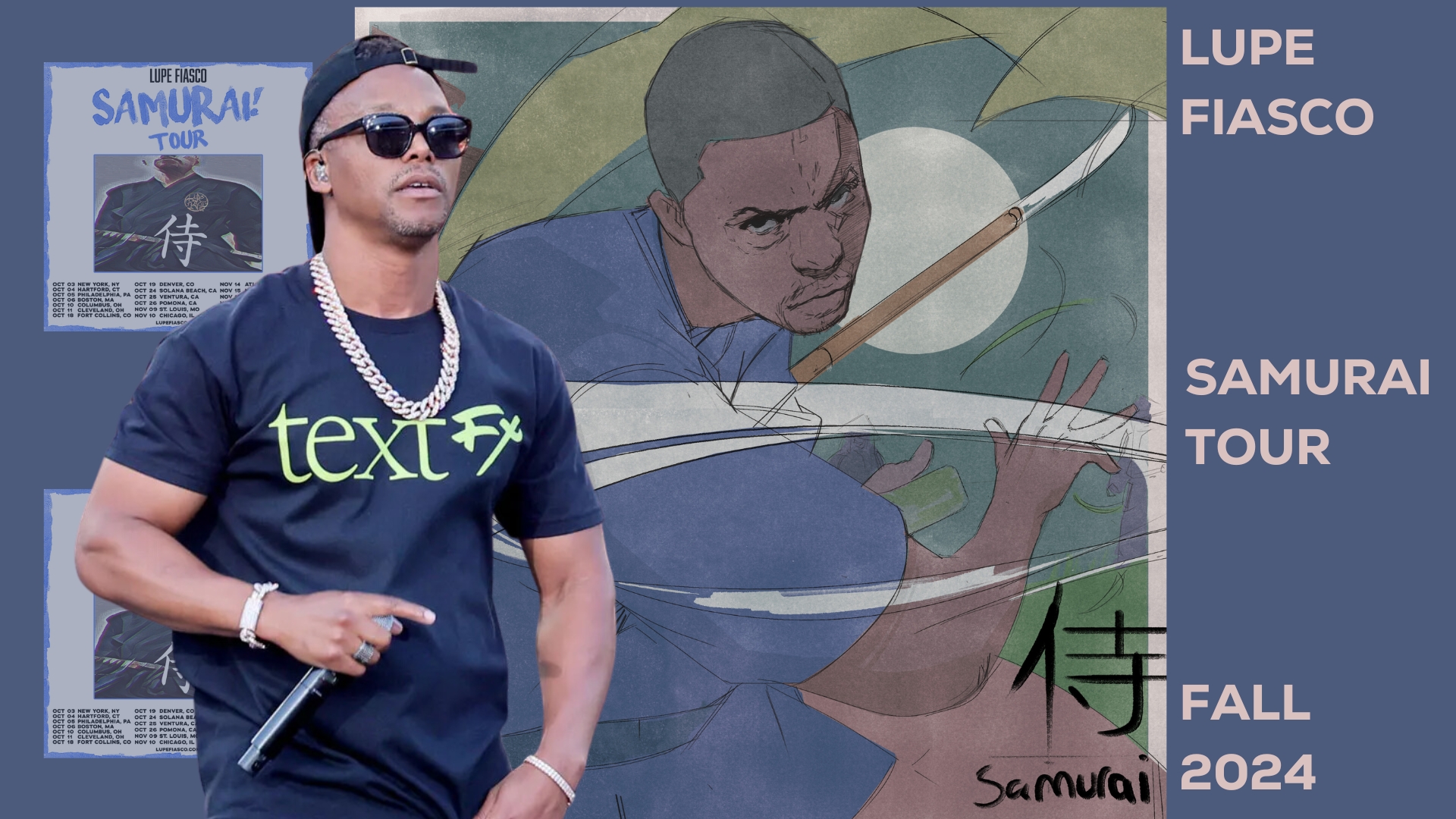 Lupe Drops New Song Promoting "Tickets" for his Just Announced 'Samurai ...